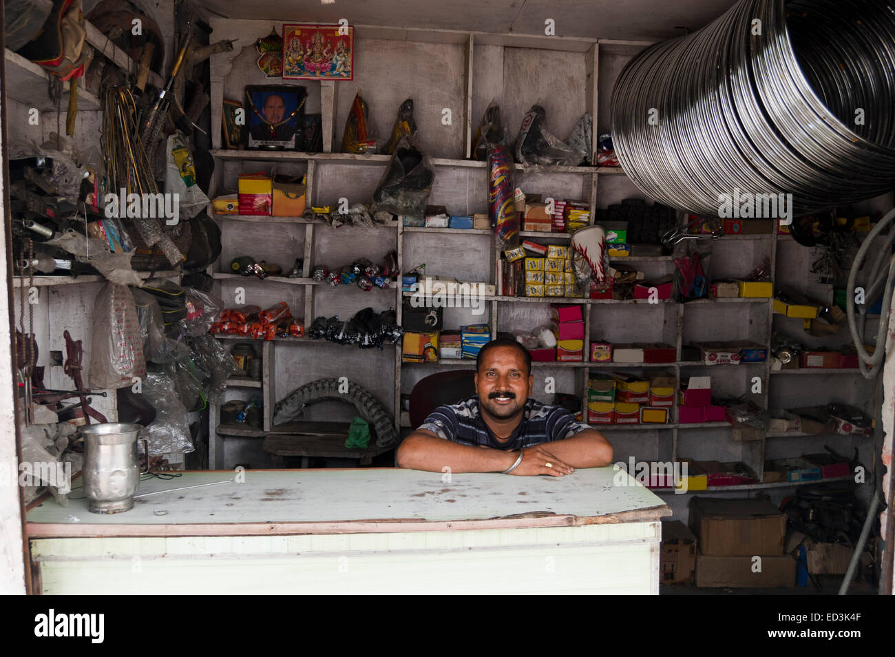 Rural indian village shop hi-res stock photography and images - Alamy