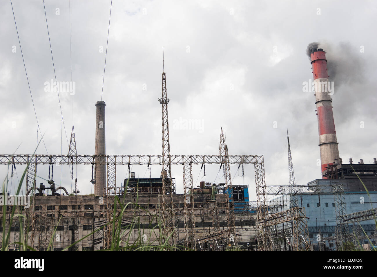 Power Station and Factory Smokestack Nobody Stock Photo - Alamy Power Station and Factory Smokestack Nobody Stock Photo - Alamy