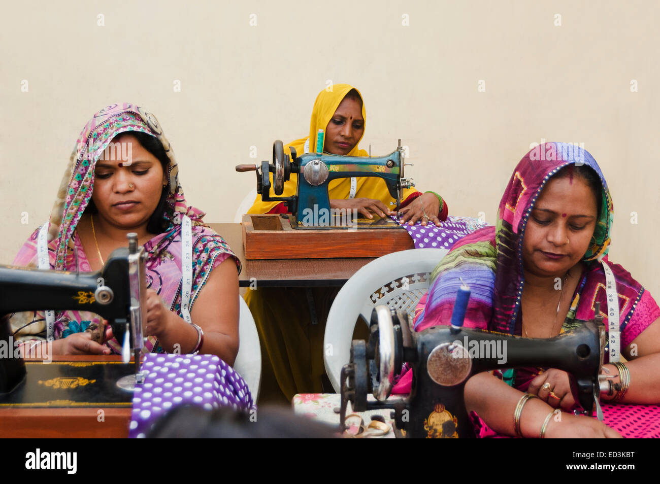 indian rural Tailor Worker Stock Photo - Alamy