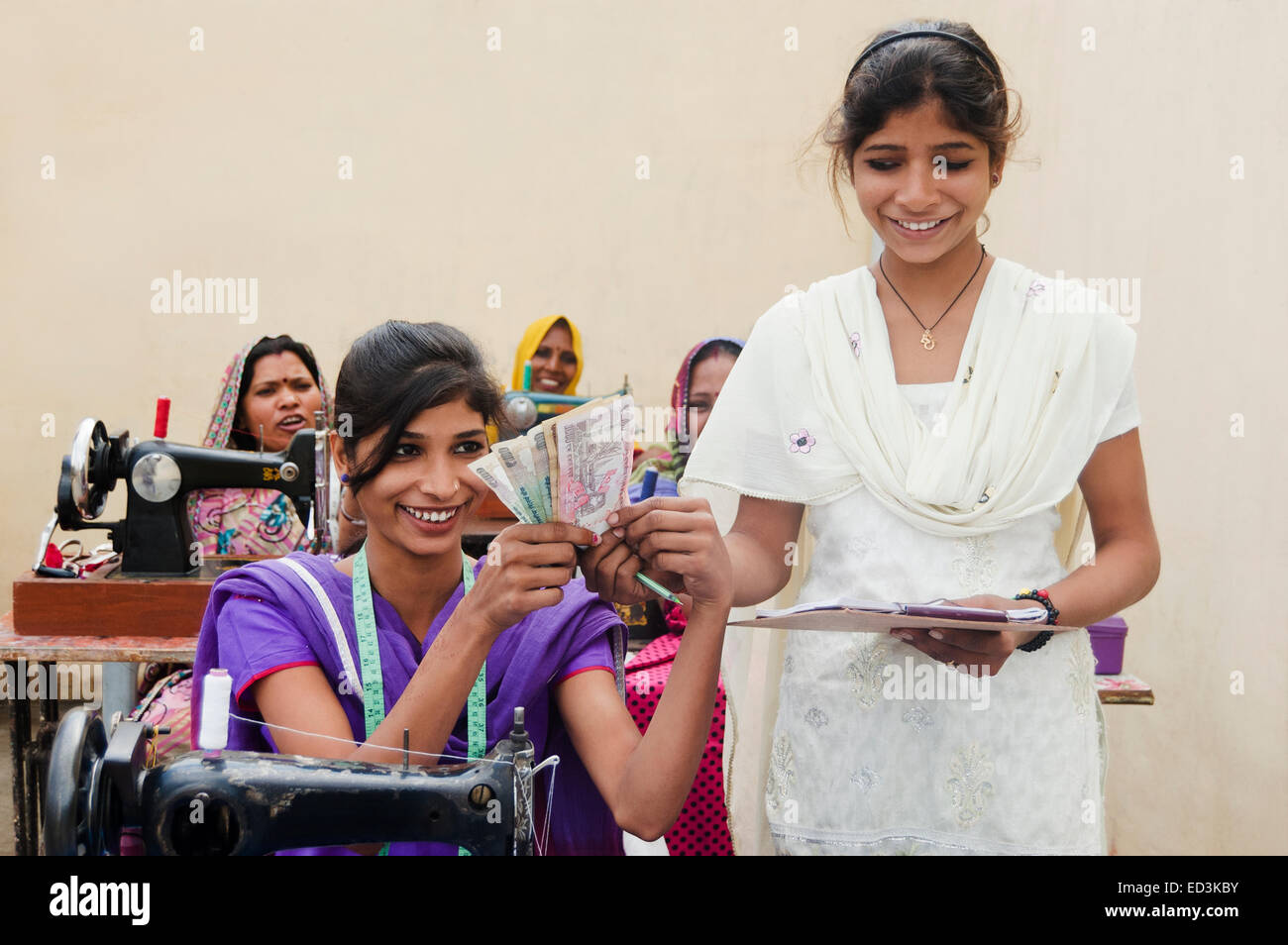 indian rural Tailor Worker Stock Photo - Alamy