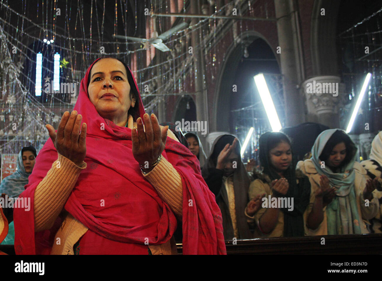 Pakistani Christians performing their religious rituals at “Saint ...
