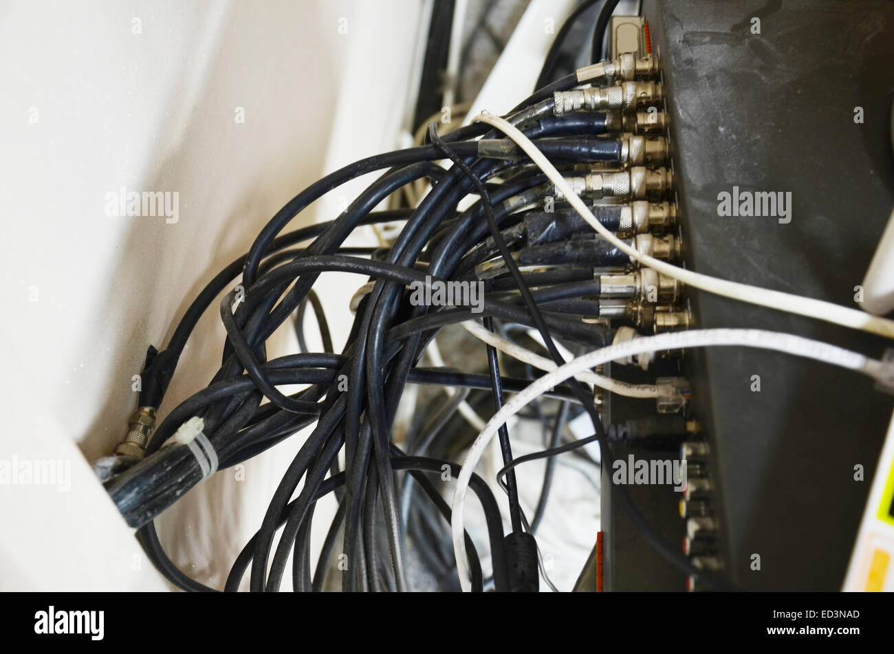 Electrical connector jack Stock Photo - Alamy