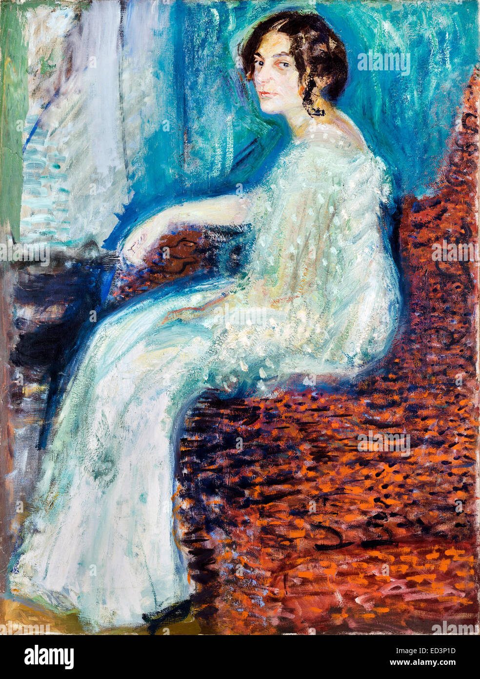 Richard Gerstl Portrait of Henryka Cohn 1908 Oil on canvas. Leopold ...