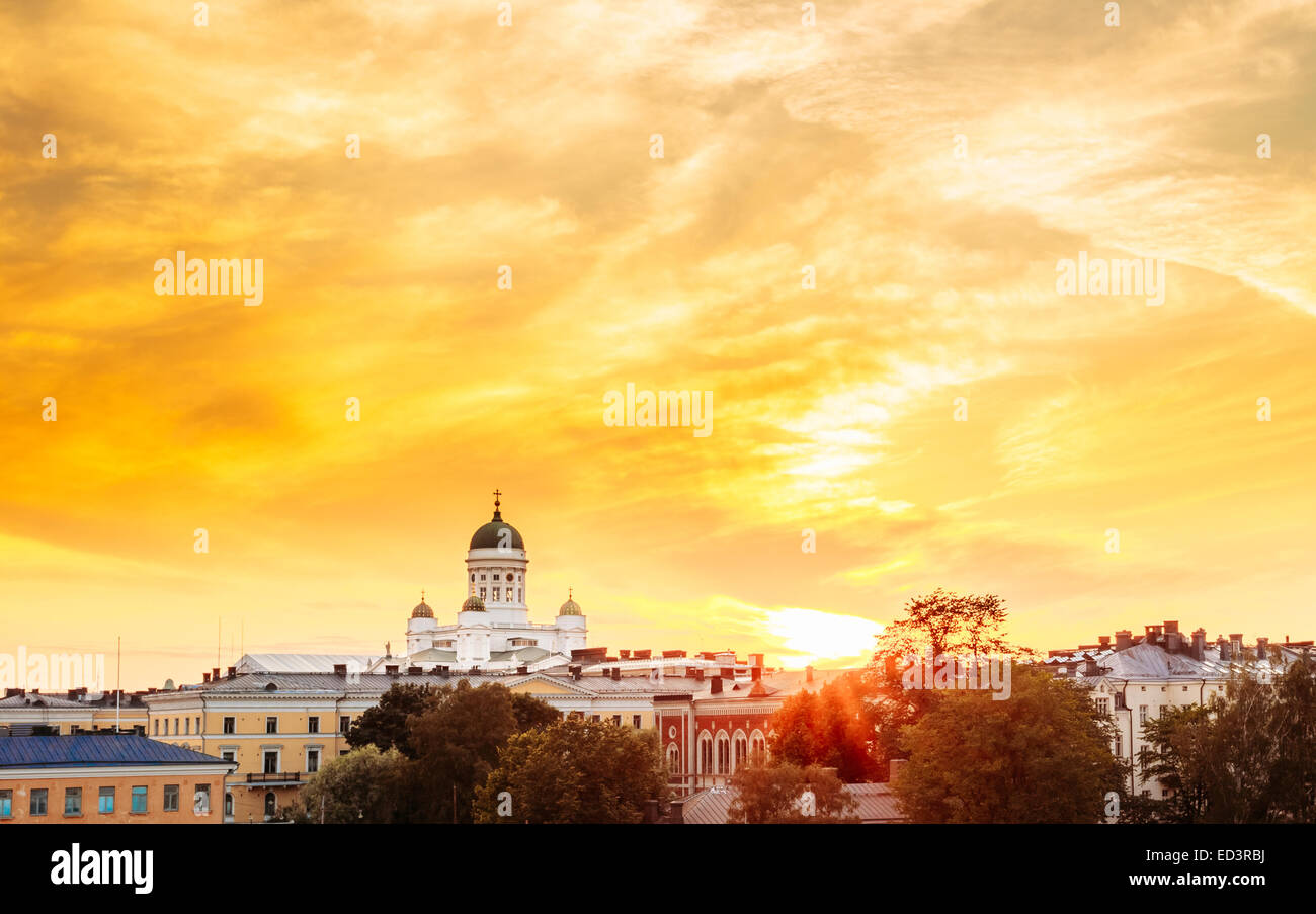 Helsinki cathedral district hi-res stock photography and images - Alamy
