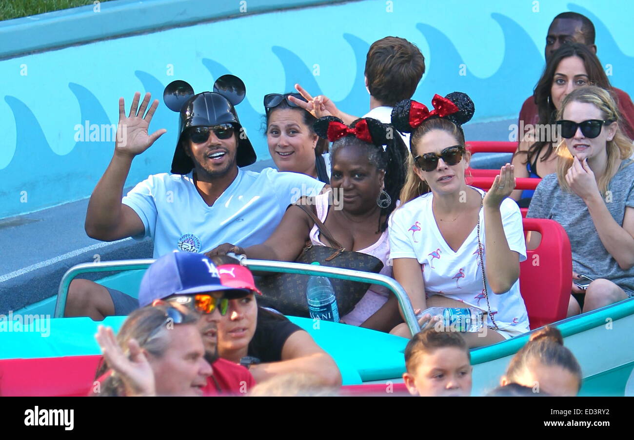 Scrubs star Donald Faison celebrates his 40th Birthday at Disneyland ...