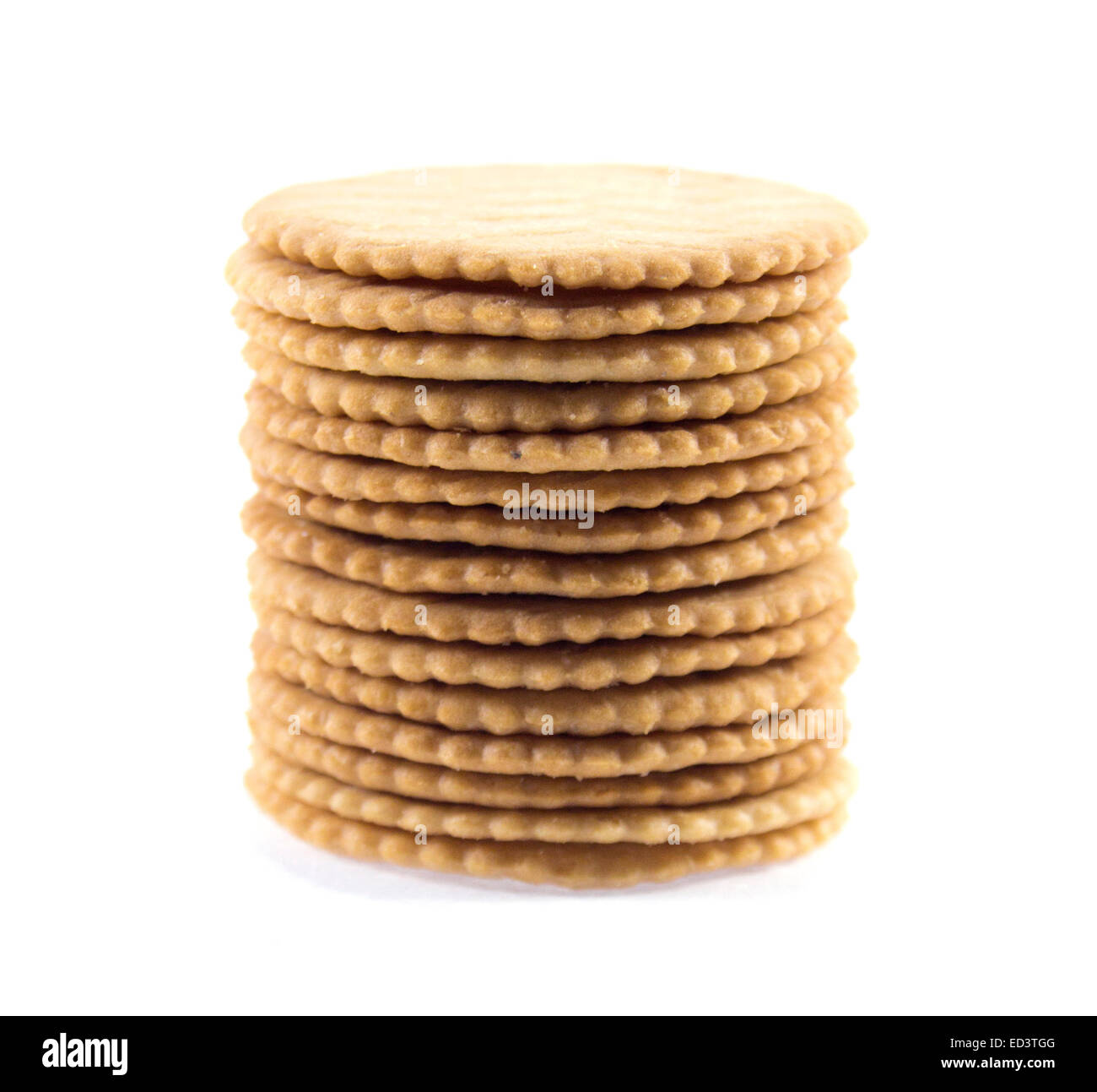 Biscuits isolated on white background Stock Photo - Alamy