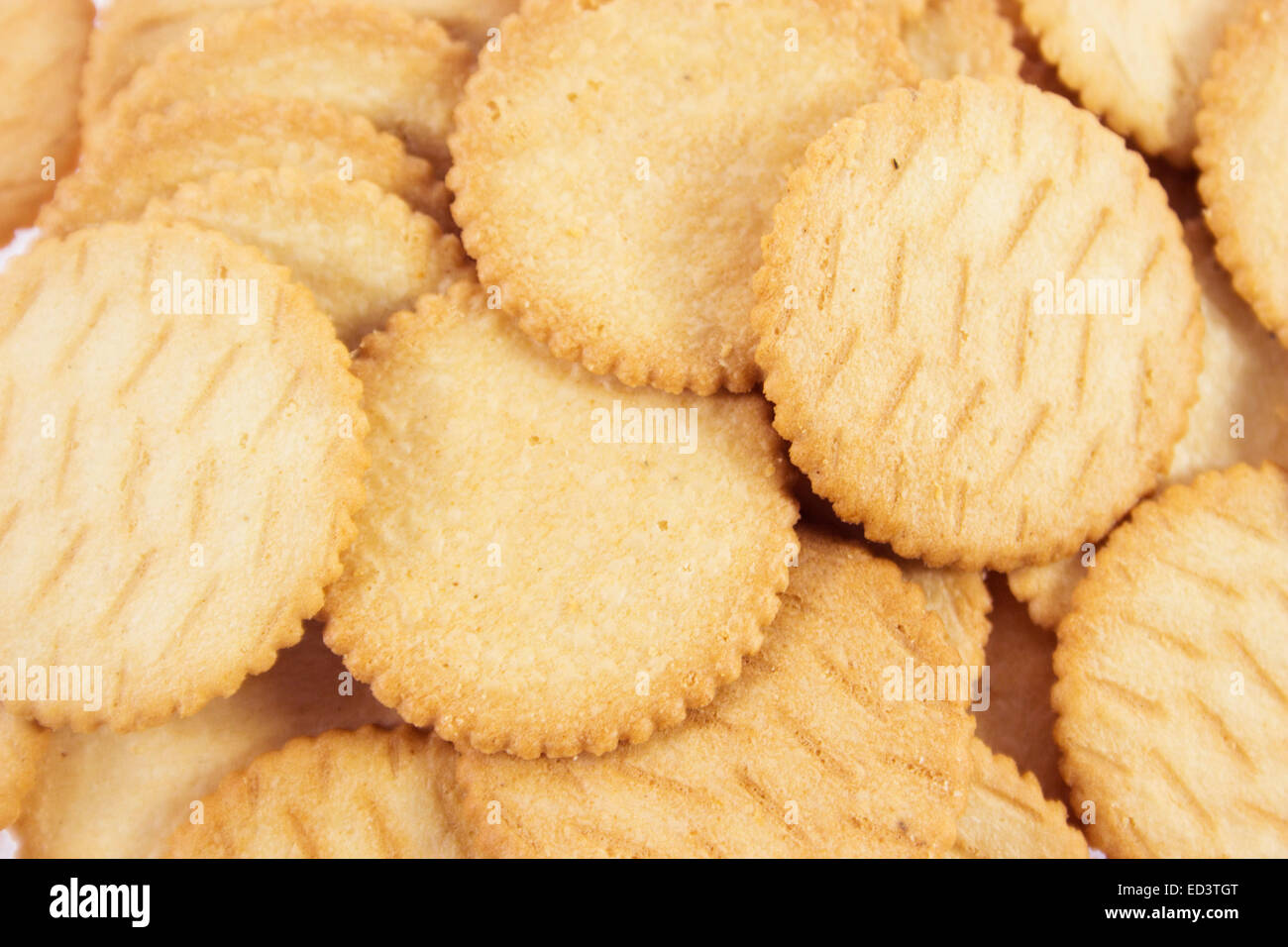 Biscuits isolated on white background Stock Photo - Alamy