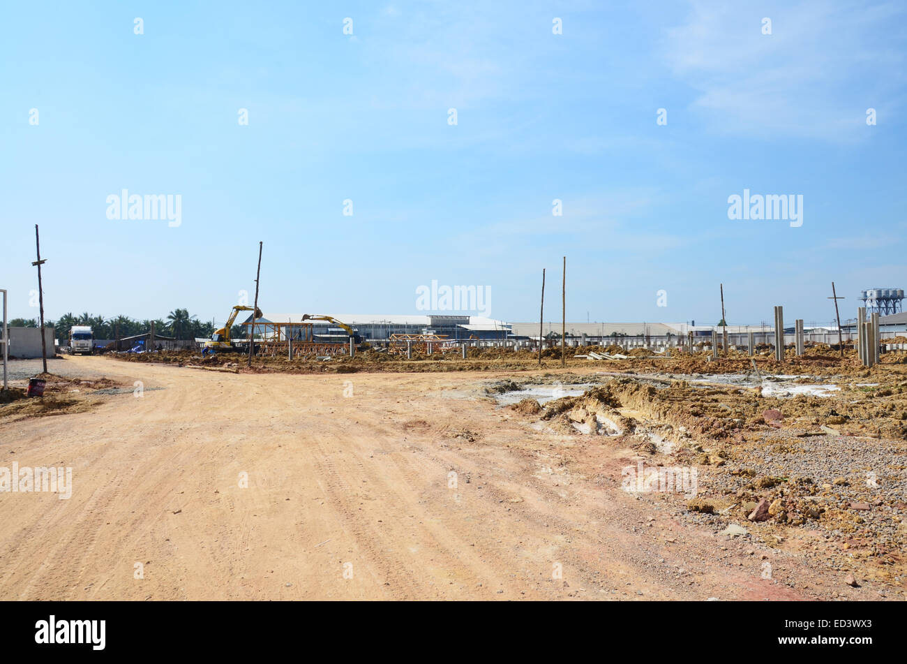 Land for Building Manufacture Construction Site at Bangkok Thailand ...