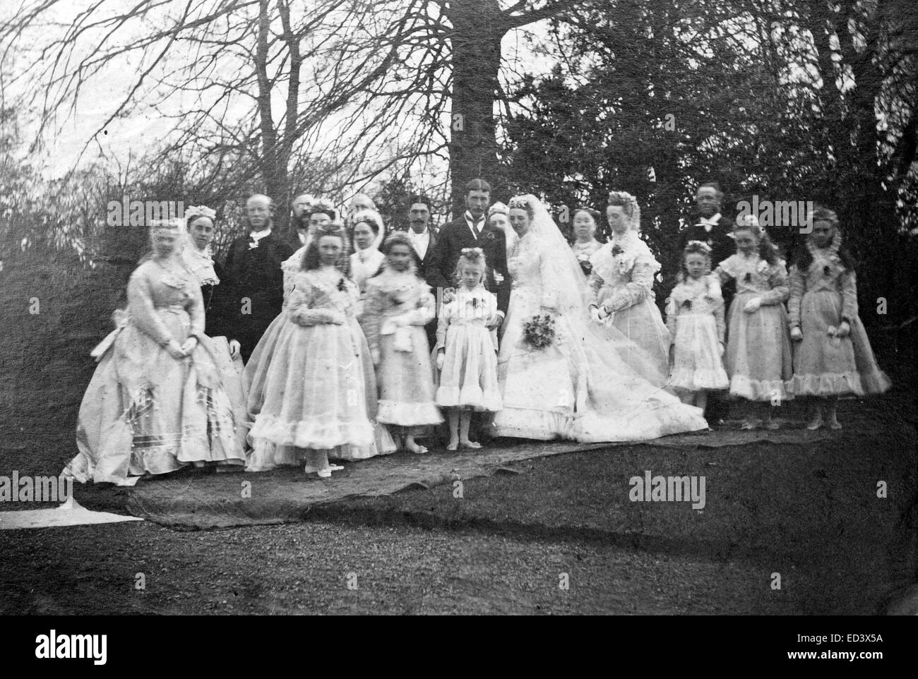 Late victorian fashion Black and White Stock Photos & Images - Alamy