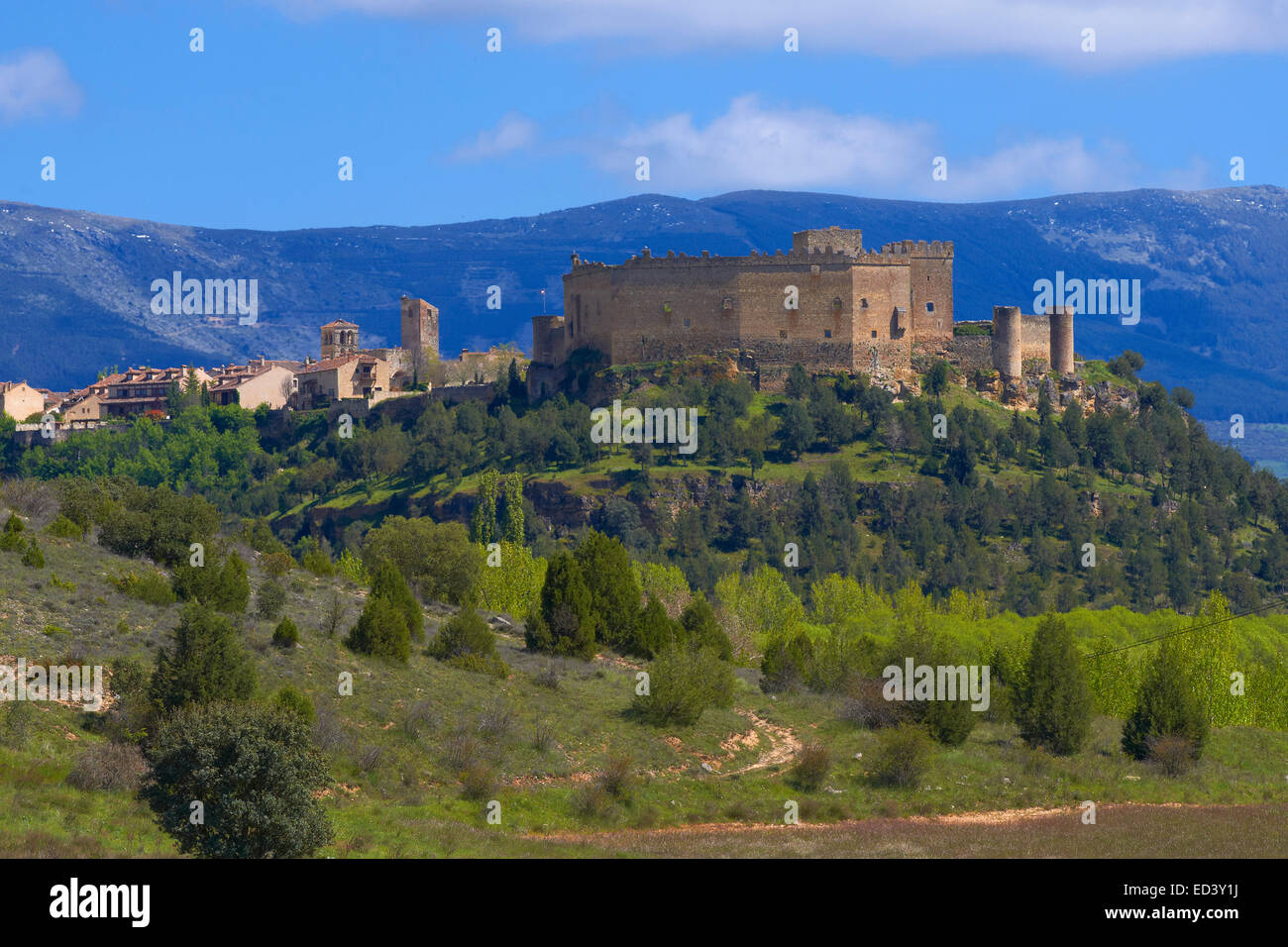 Pedraza, Castle, Ignacio Zuloaga Museum, Segovia Province, Castille ...