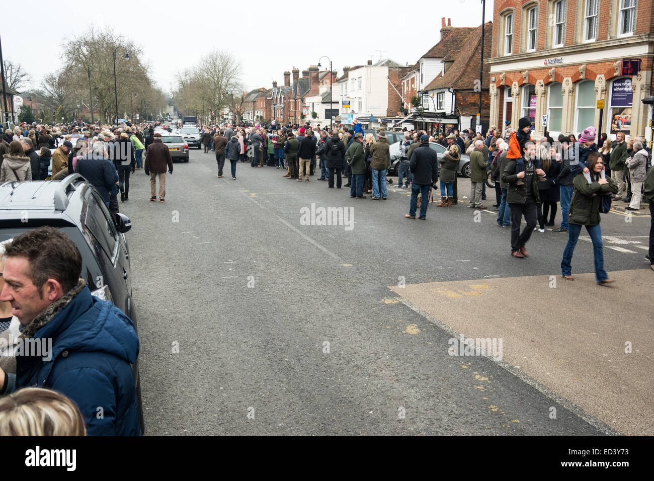 19th December 2014; Tenterden Kent UK. The annual boxing day hunt ...