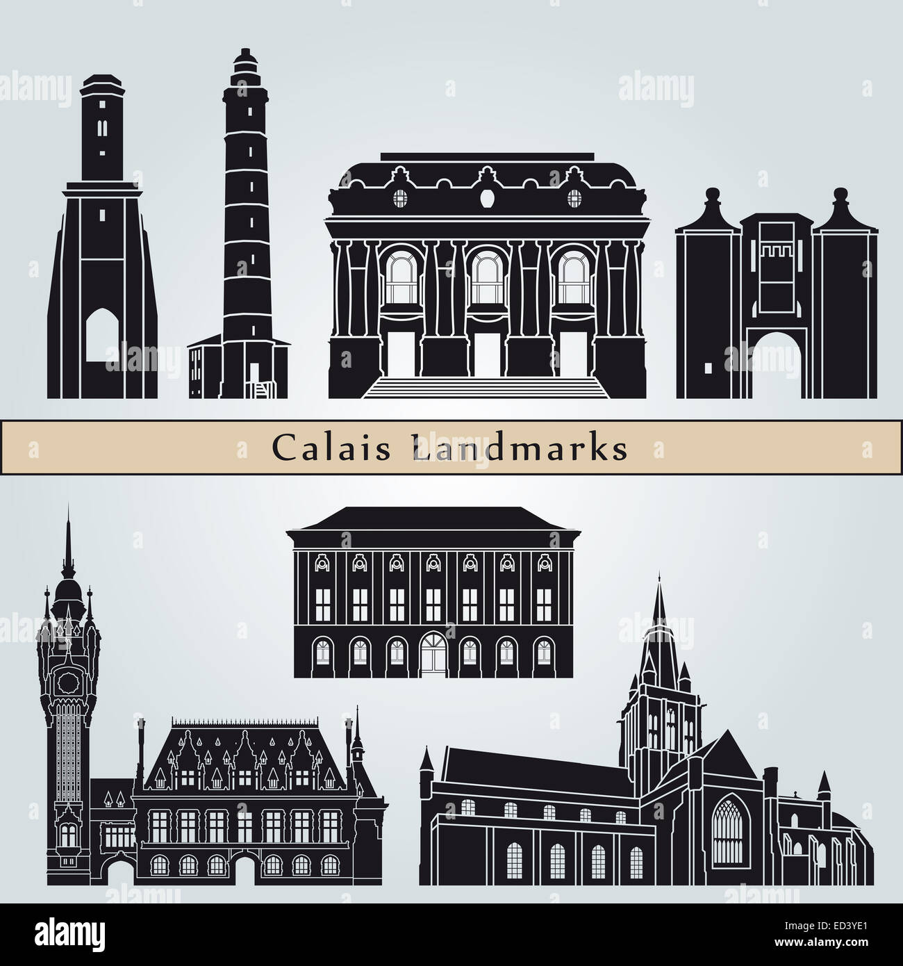 Calais landmarks monuments hi-res stock photography and images - Alamy