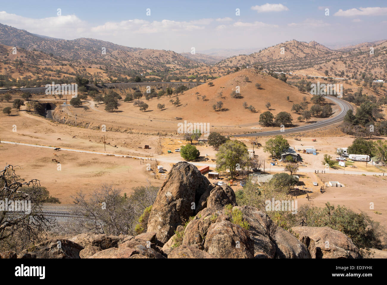 Tehachapi loop hi-res stock photography and images - Alamy