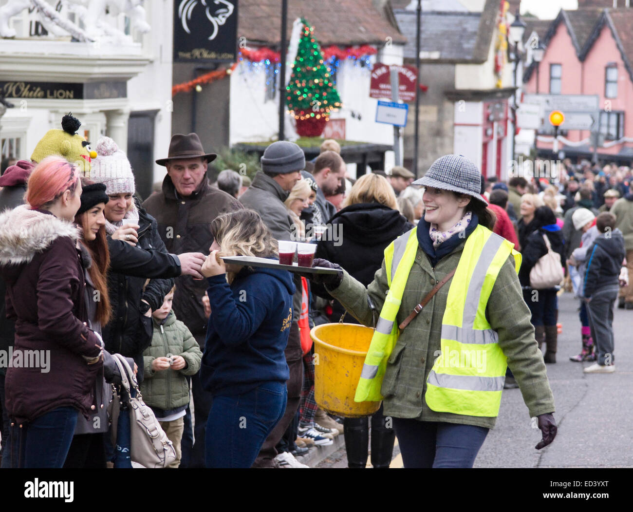 Thornbury, Gloucestershire, UK. 26th Dec, 2014. Members of the Berkeley ...