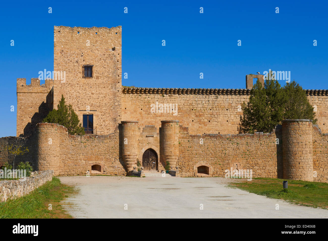 Pedraza, Castle, Ignacio Zuloaga Museum, Segovia Province, Castille ...