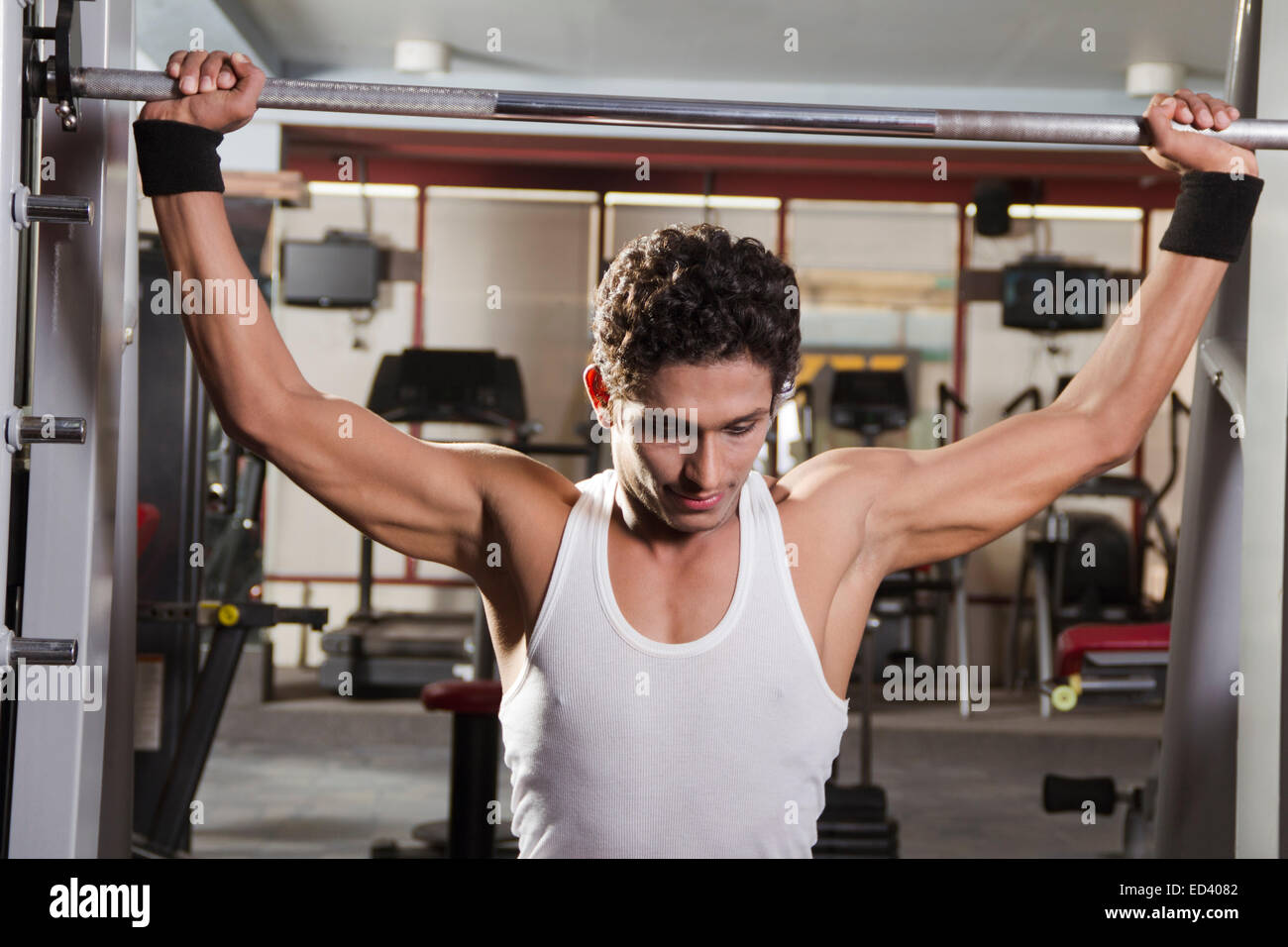 Indian Man Gym Body Building High Resolution Stock Photography and ...