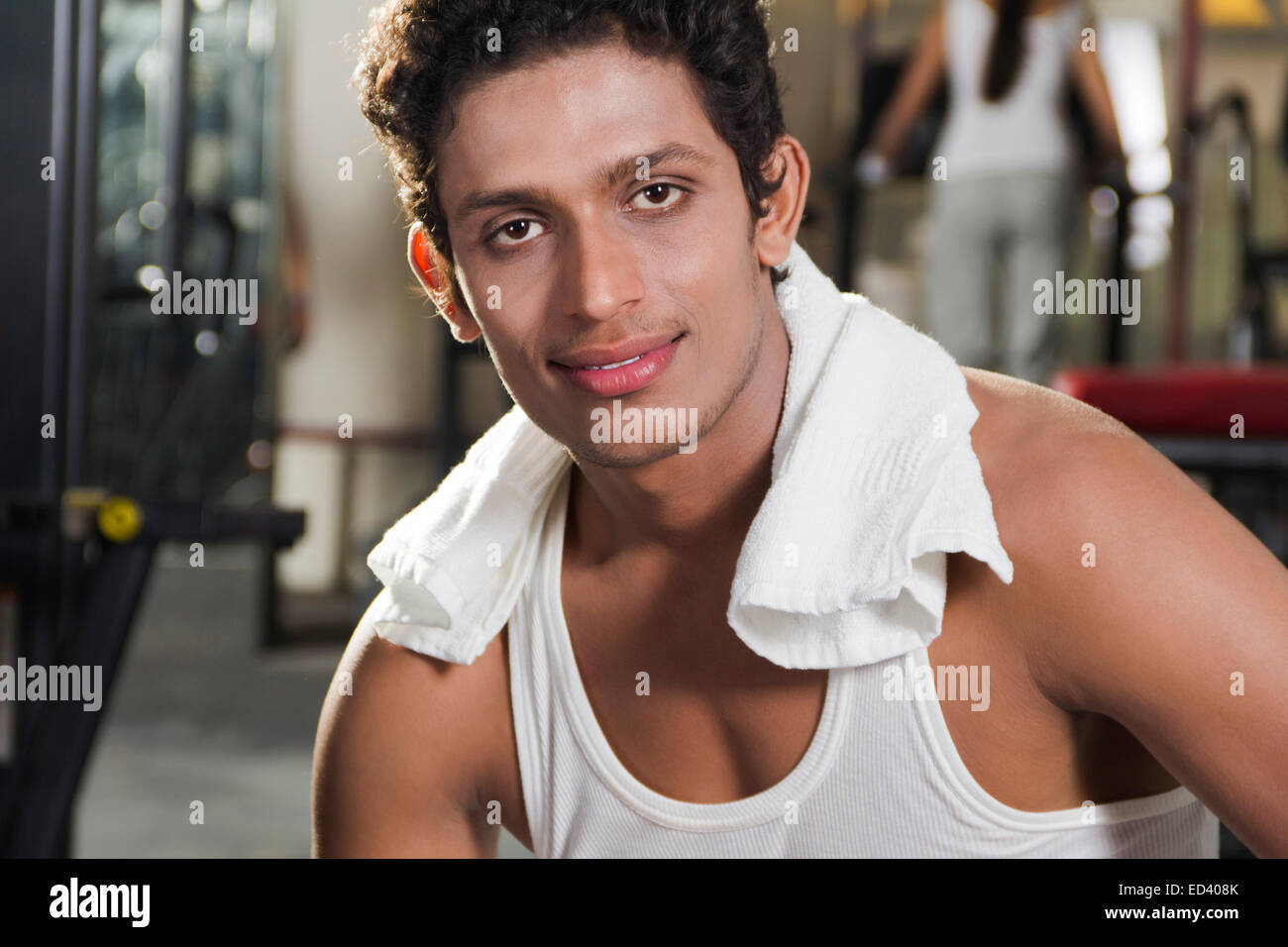 1 indian Sports man Health Club Stock Photo - Alamy