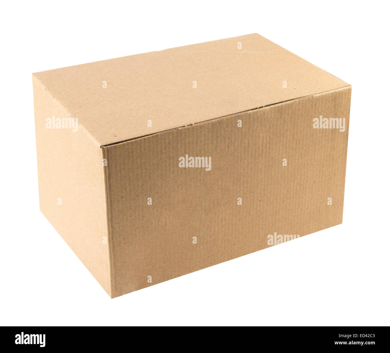 brown boxes recycle isolated on white Stock Photo - Alamy