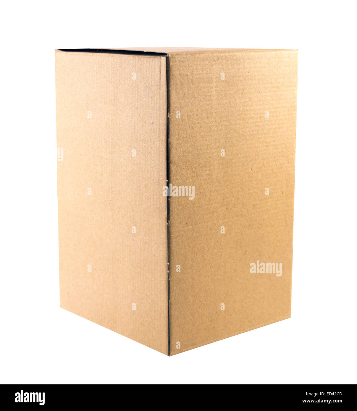 brown boxes recycle isolated on white Stock Photo - Alamy