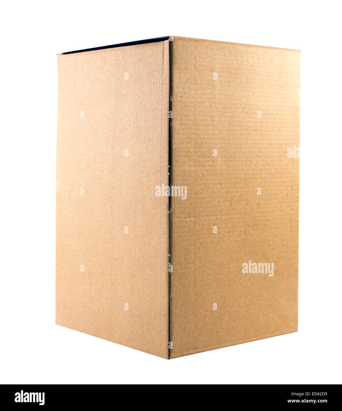 brown boxes recycle isolated on white Stock Photo - Alamy