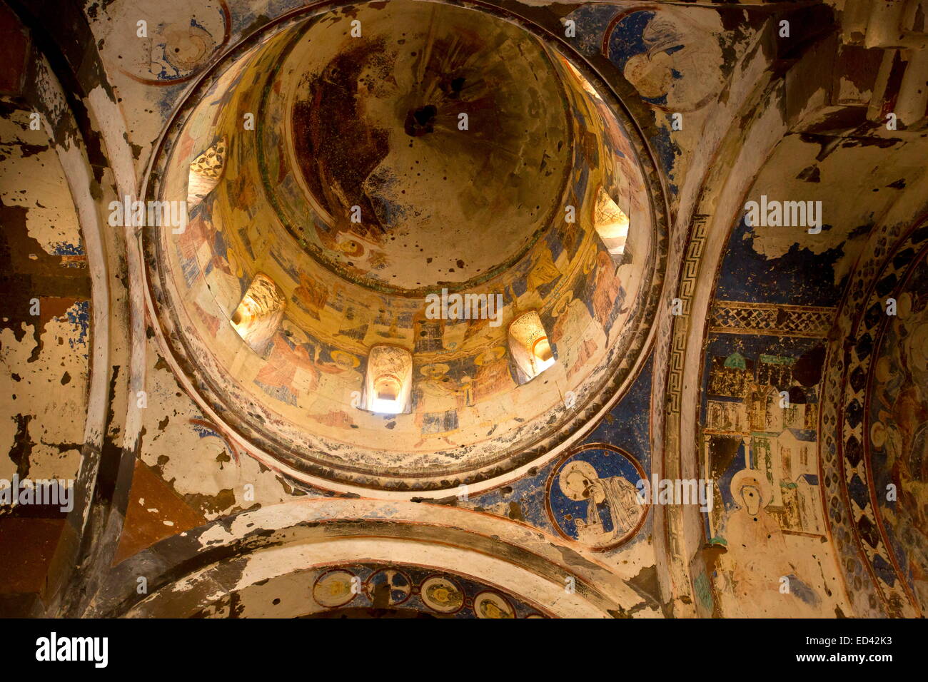 Painted medieval ceiling in church hi-res stock photography and images ...