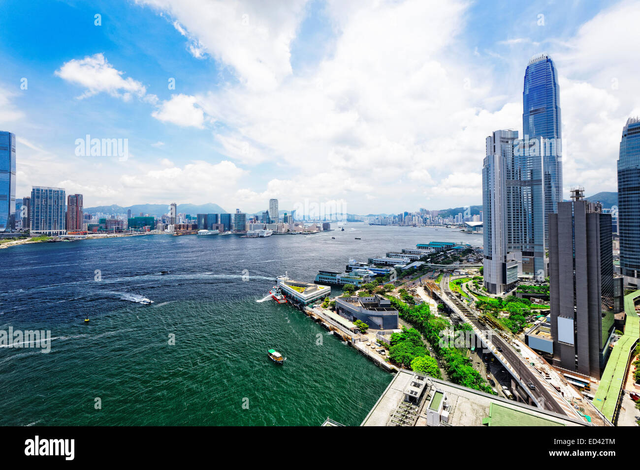 hong kong urban city at day Stock Photo - Alamy