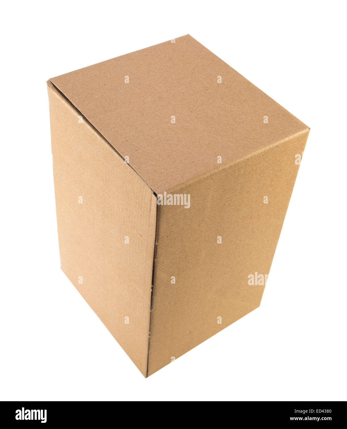 brown boxes recycle isolated on white Stock Photo - Alamy