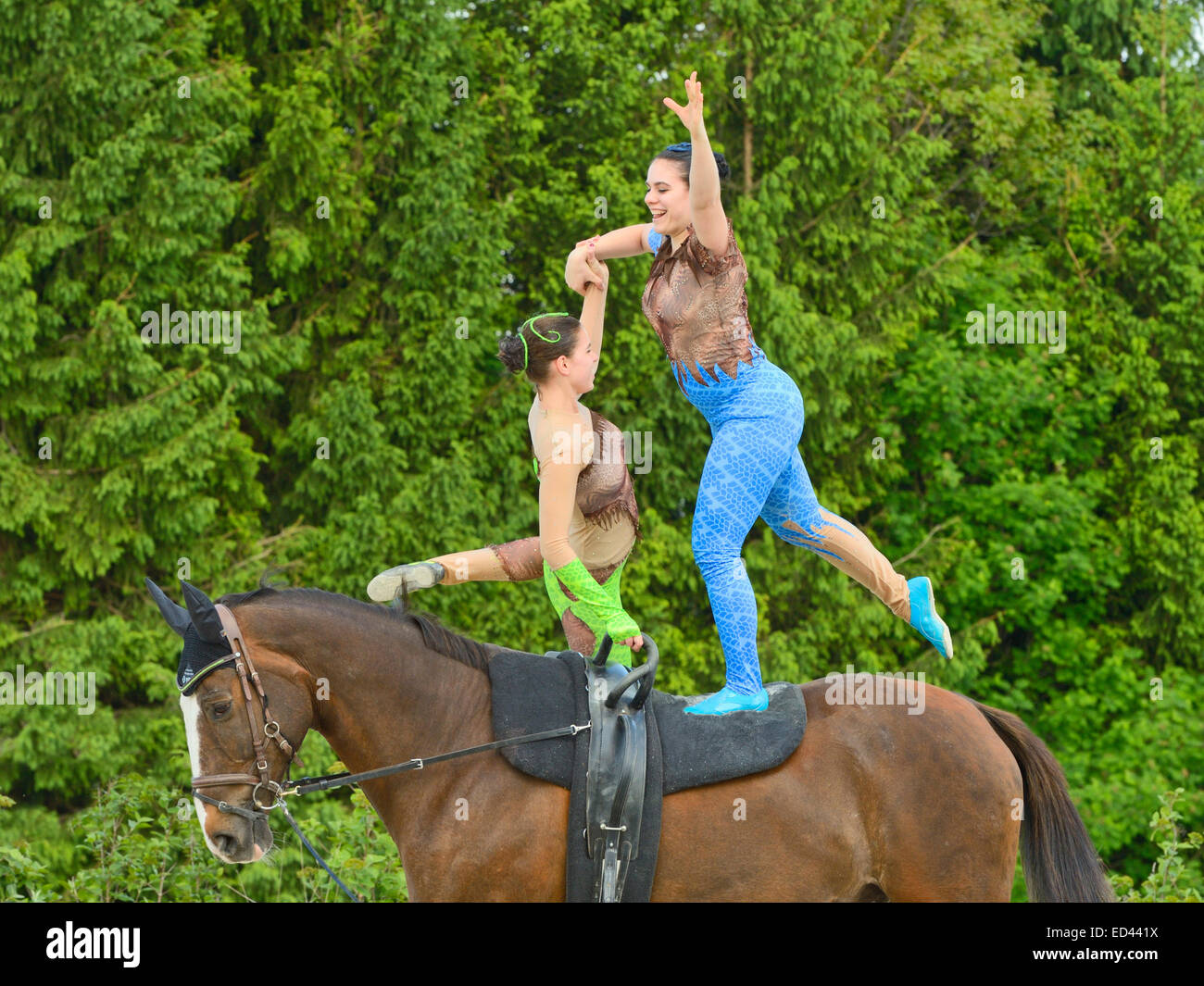 Vaulting voltige hi-res stock photography and images - Alamy