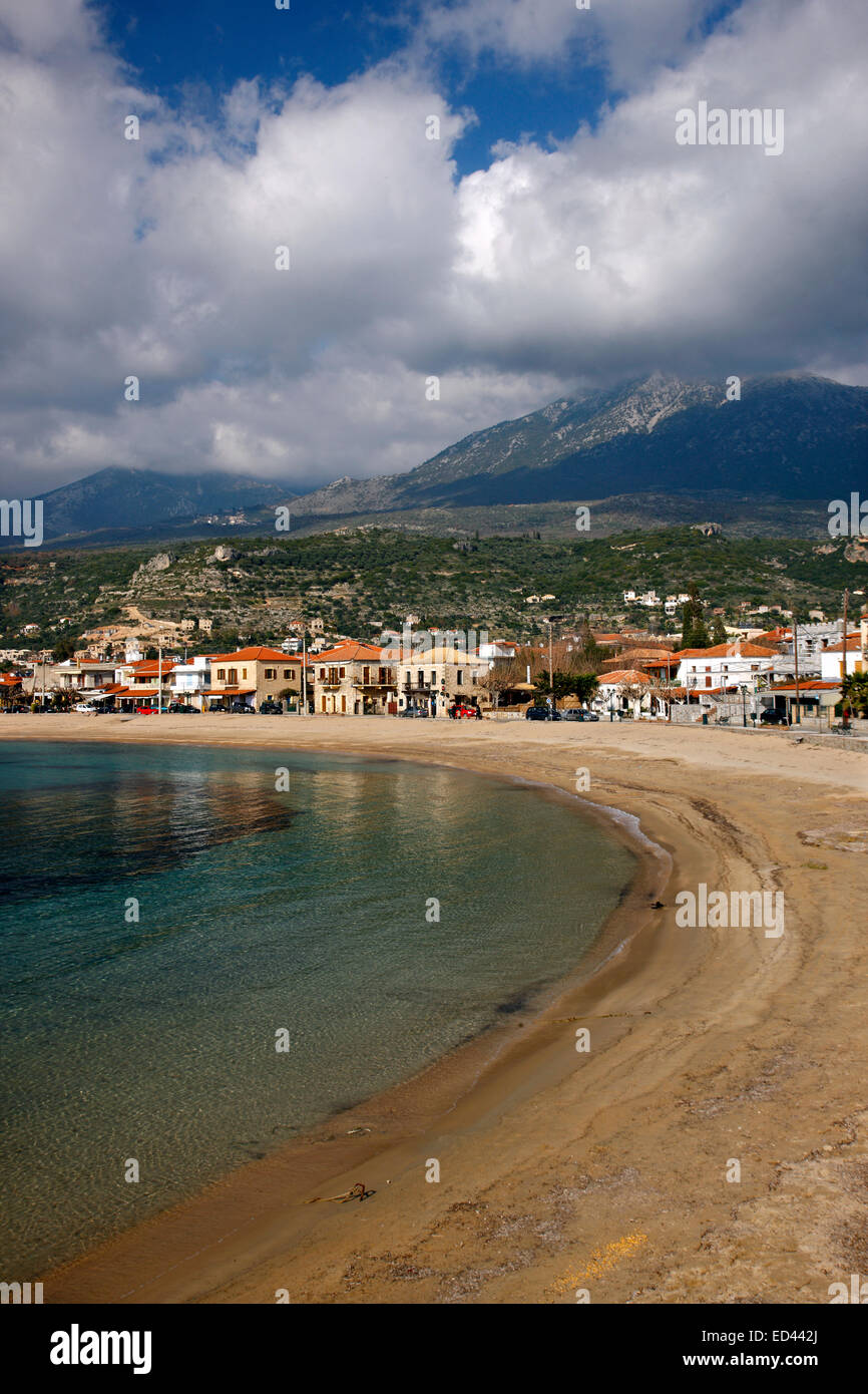 Stoupa, a beautiful seaside village in Western ("Messenian") Mani ...