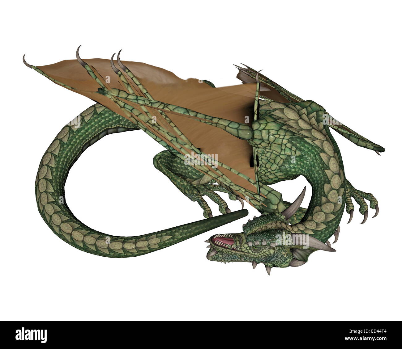 Sleeping dragon 3d hi-res stock photography and images - Alamy
