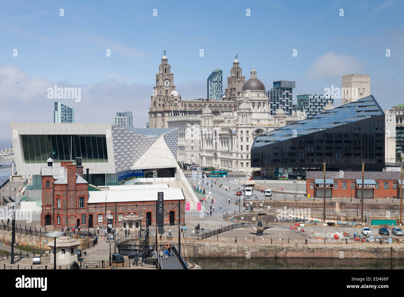 Liverpool waterfront, a UNESCO World Heritage site Stock Photo - Alamy