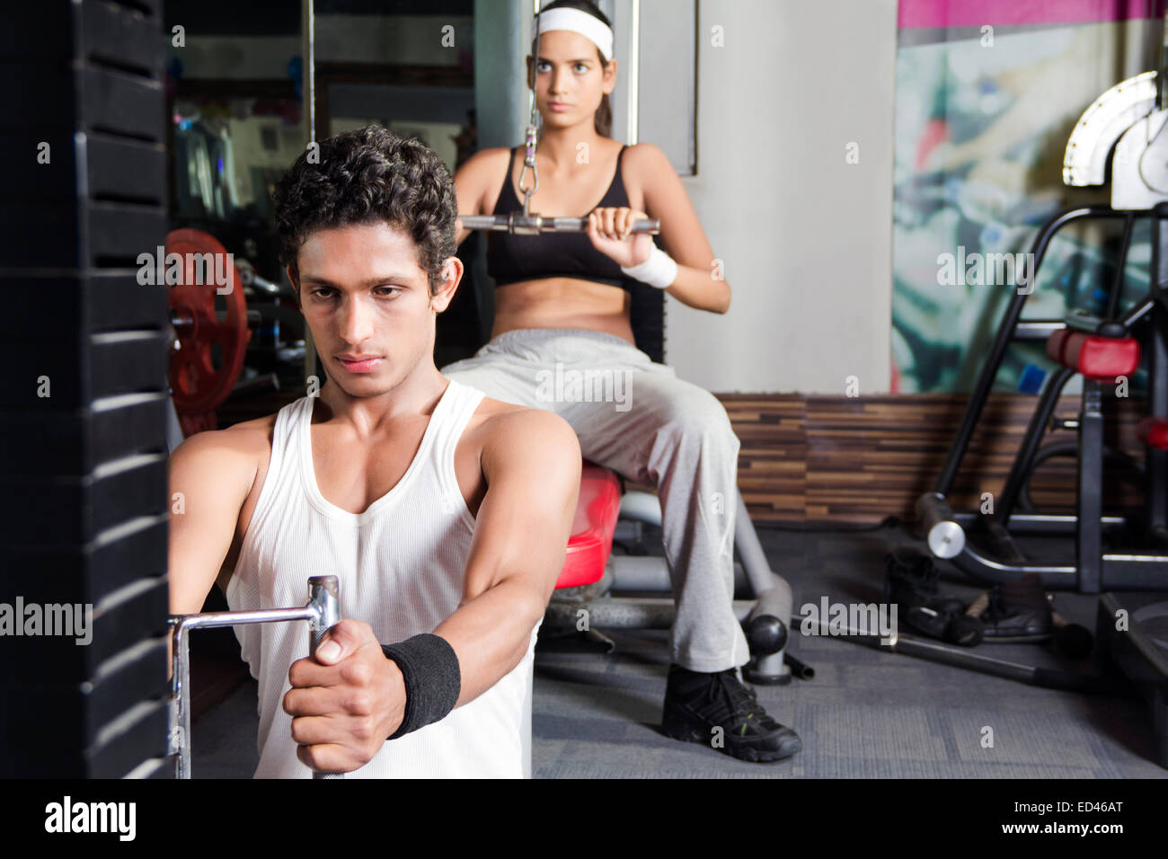 Woman lifting man on back hi-res stock photography and images - Alamy
