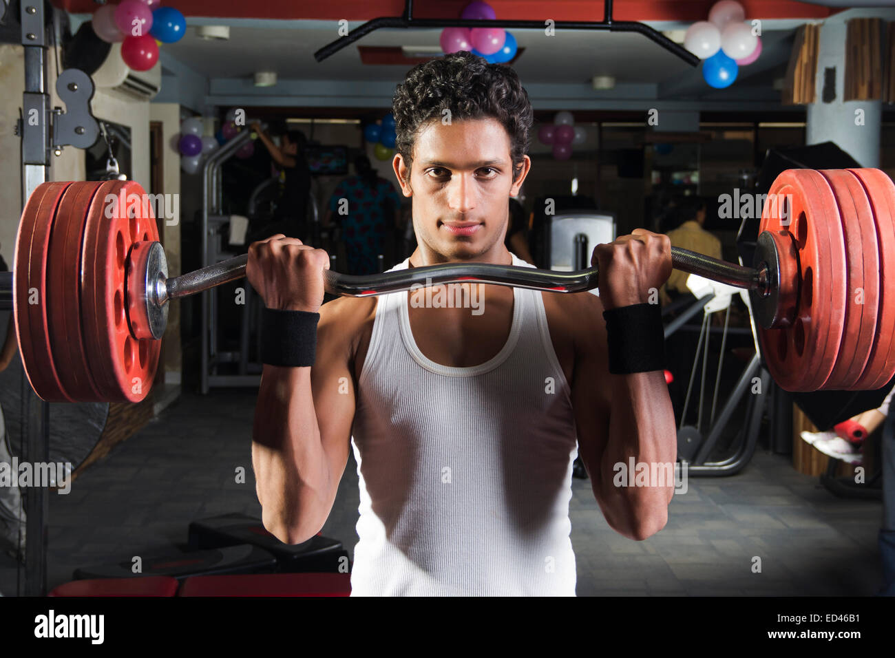 1 indian Sports man Health Club Body Building Stock Photo - Alamy