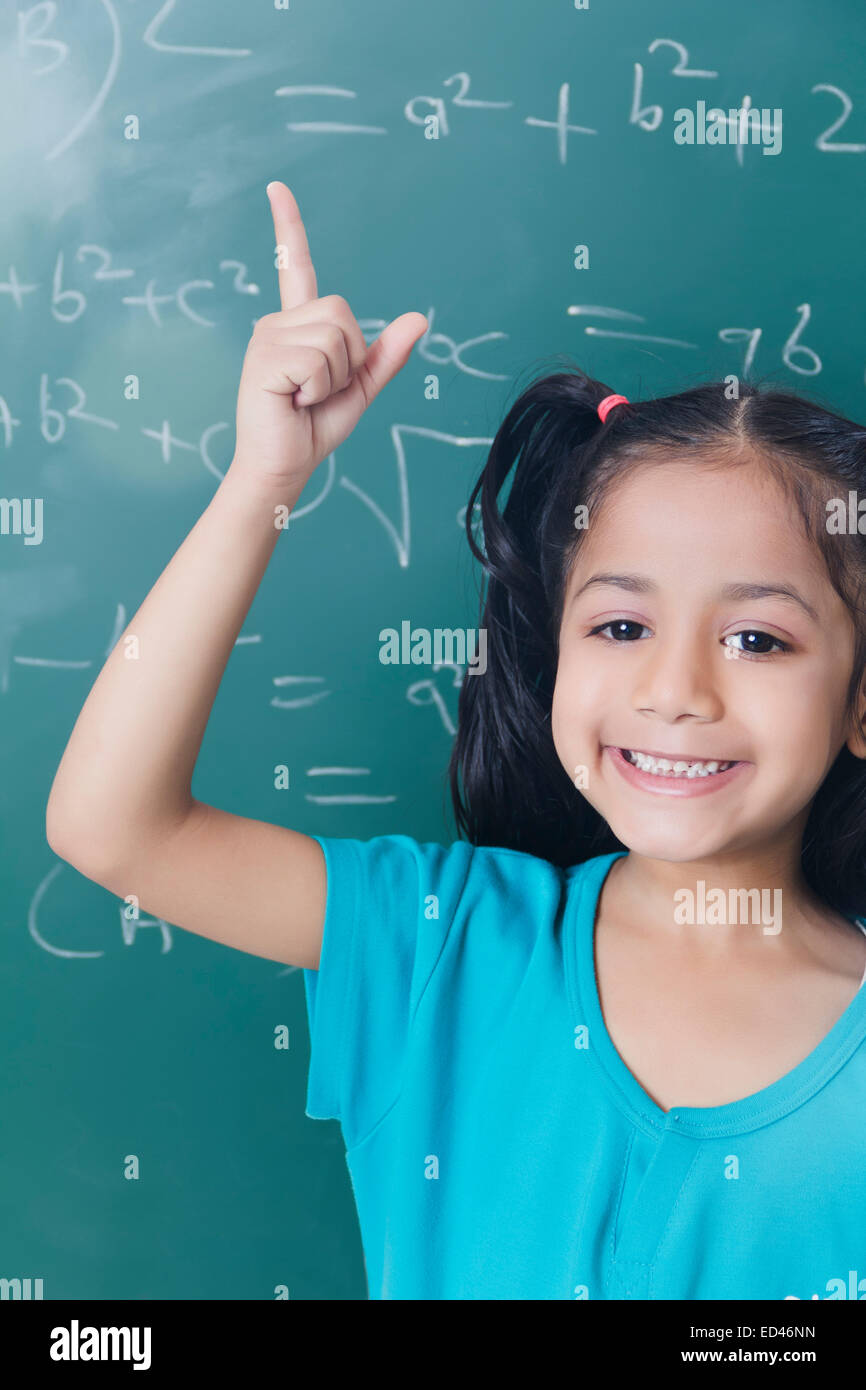 1 indian child girl student Stock Photo - Alamy