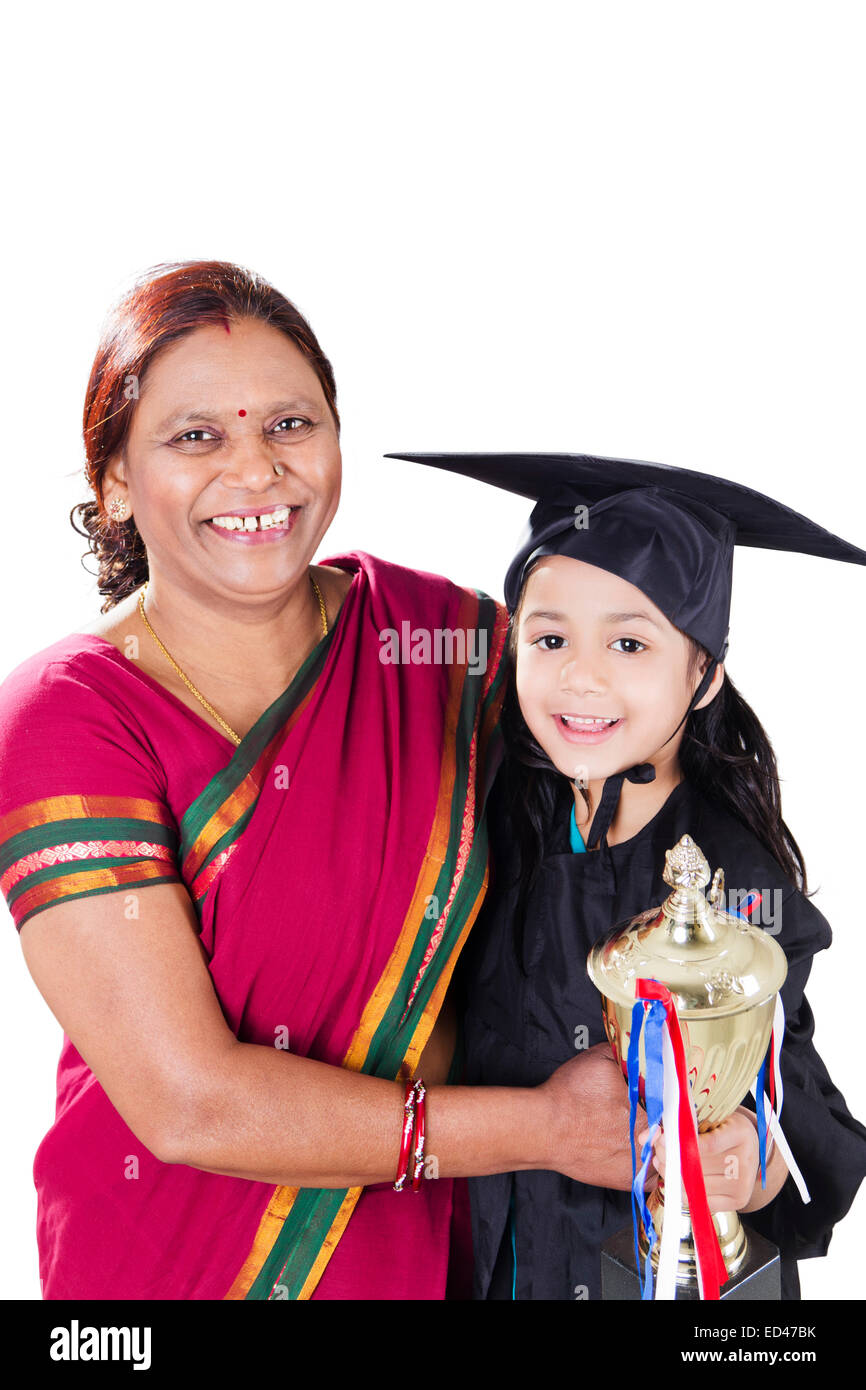 indian mother with child Trophy Victory Stock Photo - Alamy