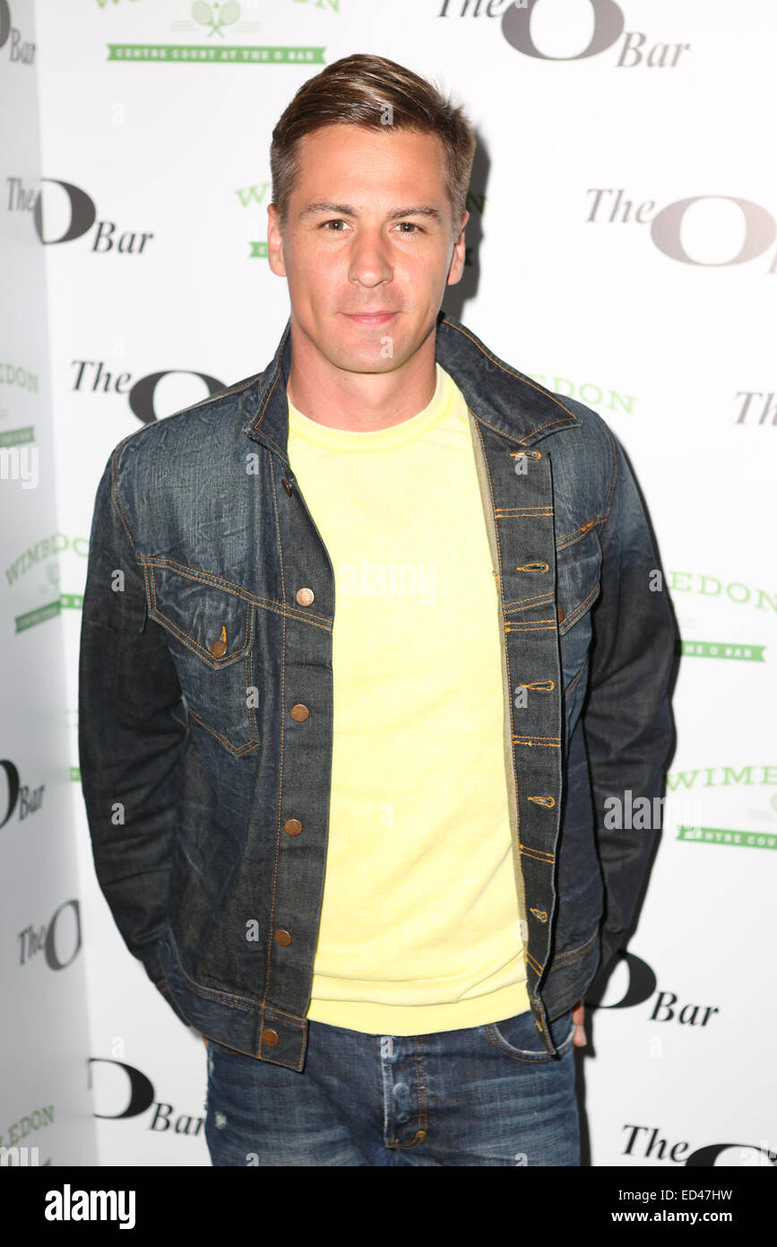 Celebrities attend the launch of Centre Court at The O Bar Featuring ...