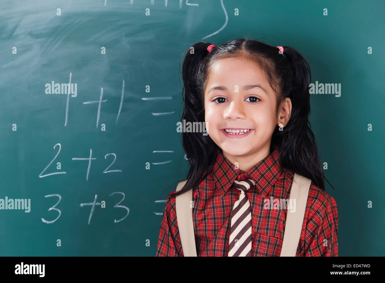 1 indian child girl student Stock Photo - Alamy