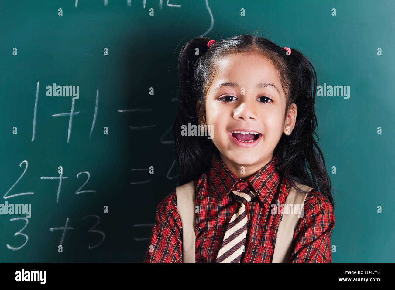1 indian child girl student Stock Photo - Alamy