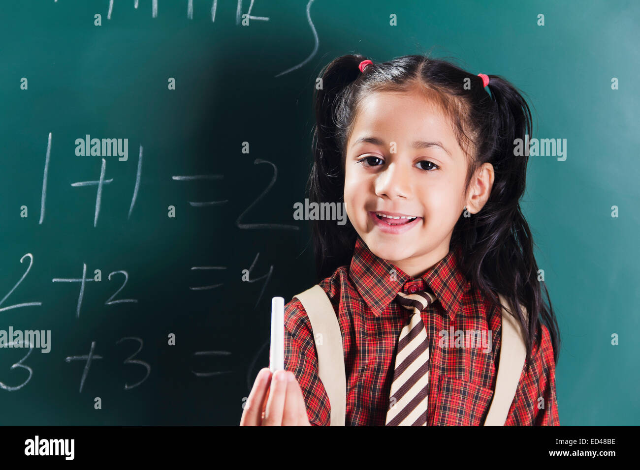 1 indian child girl student Stock Photo - Alamy