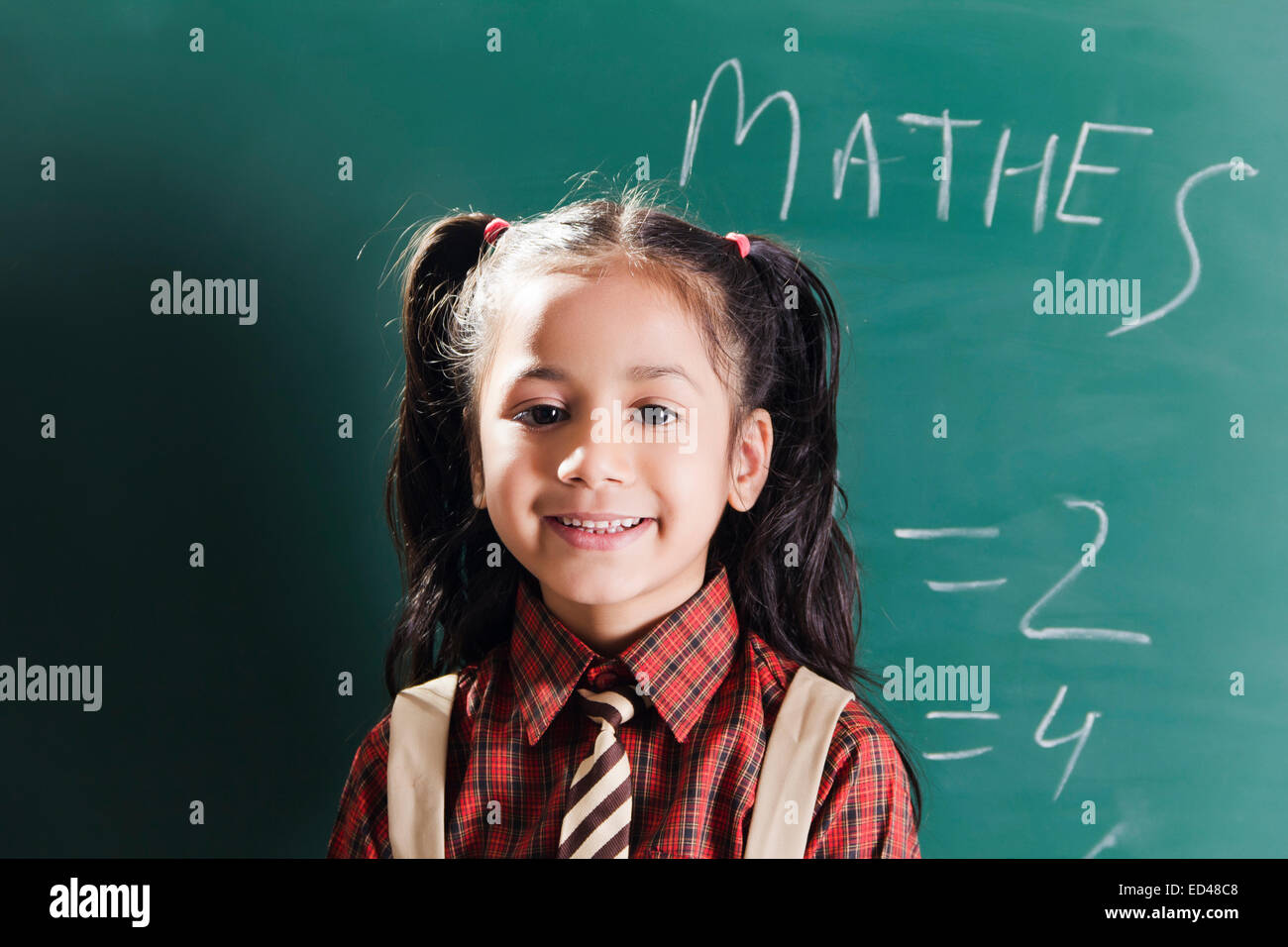 1 indian child girl student Stock Photo - Alamy