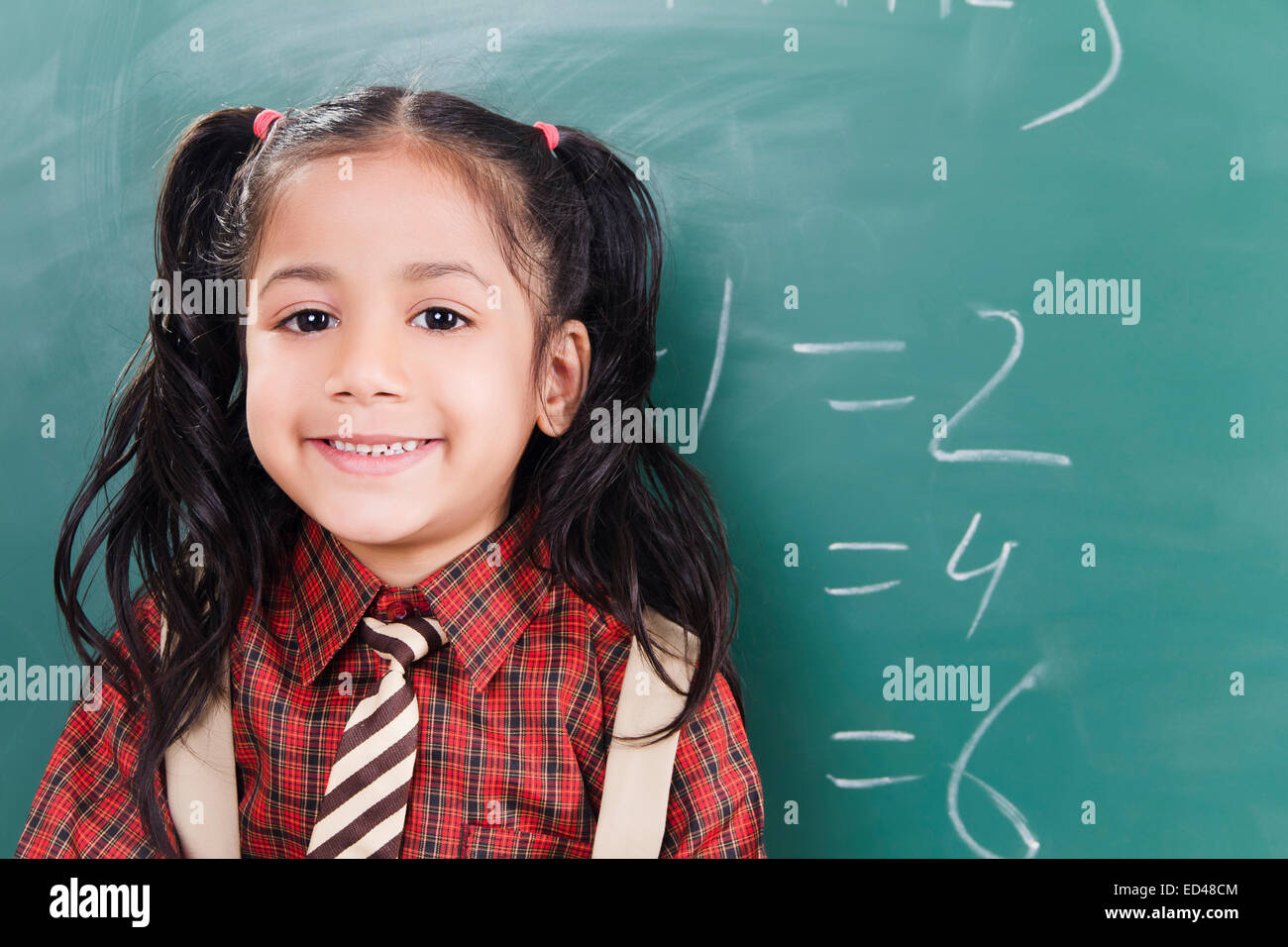 1 indian child girl student Stock Photo - Alamy