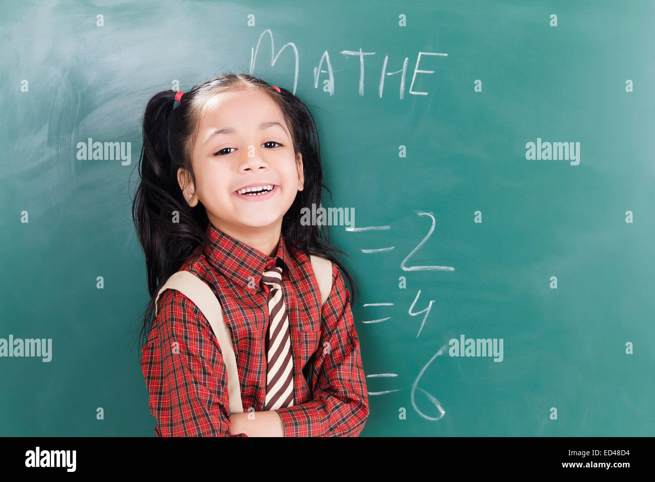 1 indian child girl student Stock Photo - Alamy