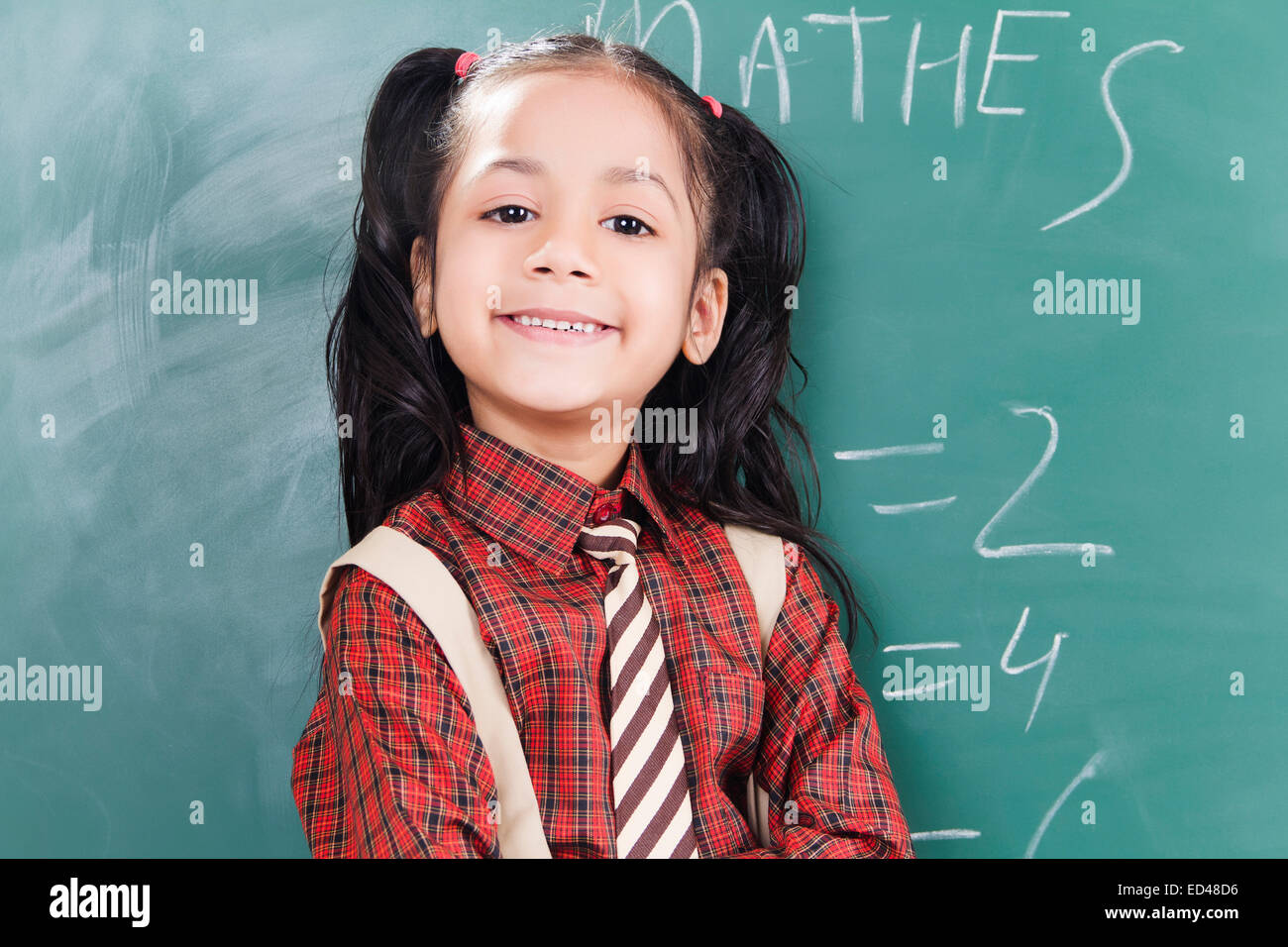 1 indian child girl student Stock Photo - Alamy