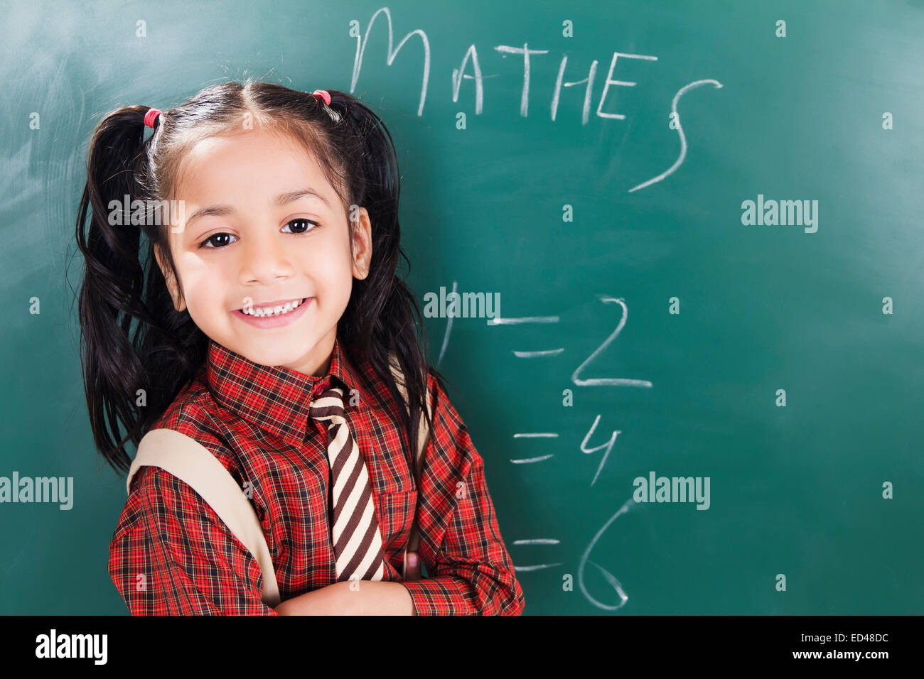 1 indian child girl student Stock Photo - Alamy