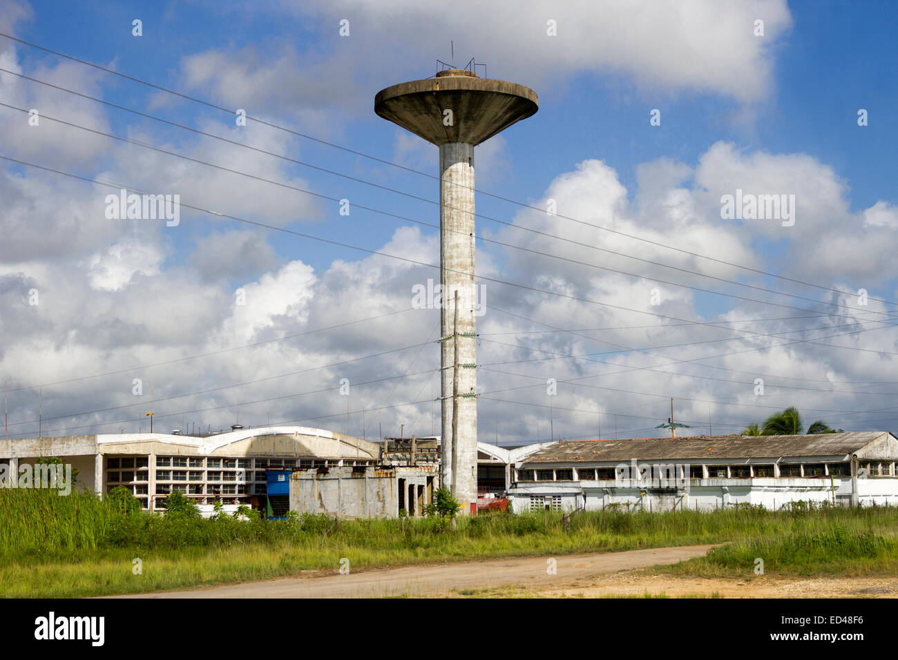 Water Tower in Cuba Stock Photo - Alamy