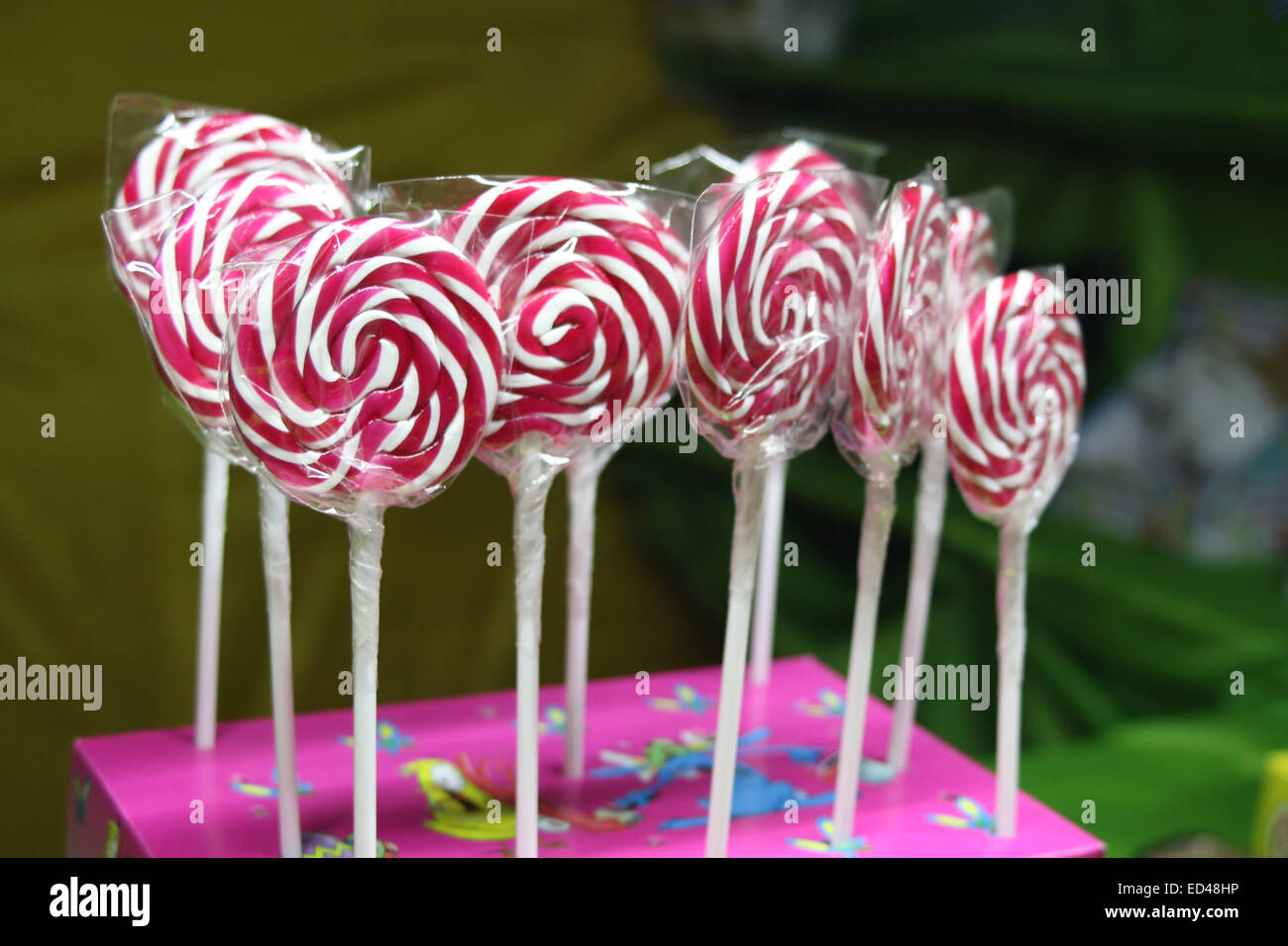 Spiral Lollipops High Resolution Stock Photography and Images - Alamy