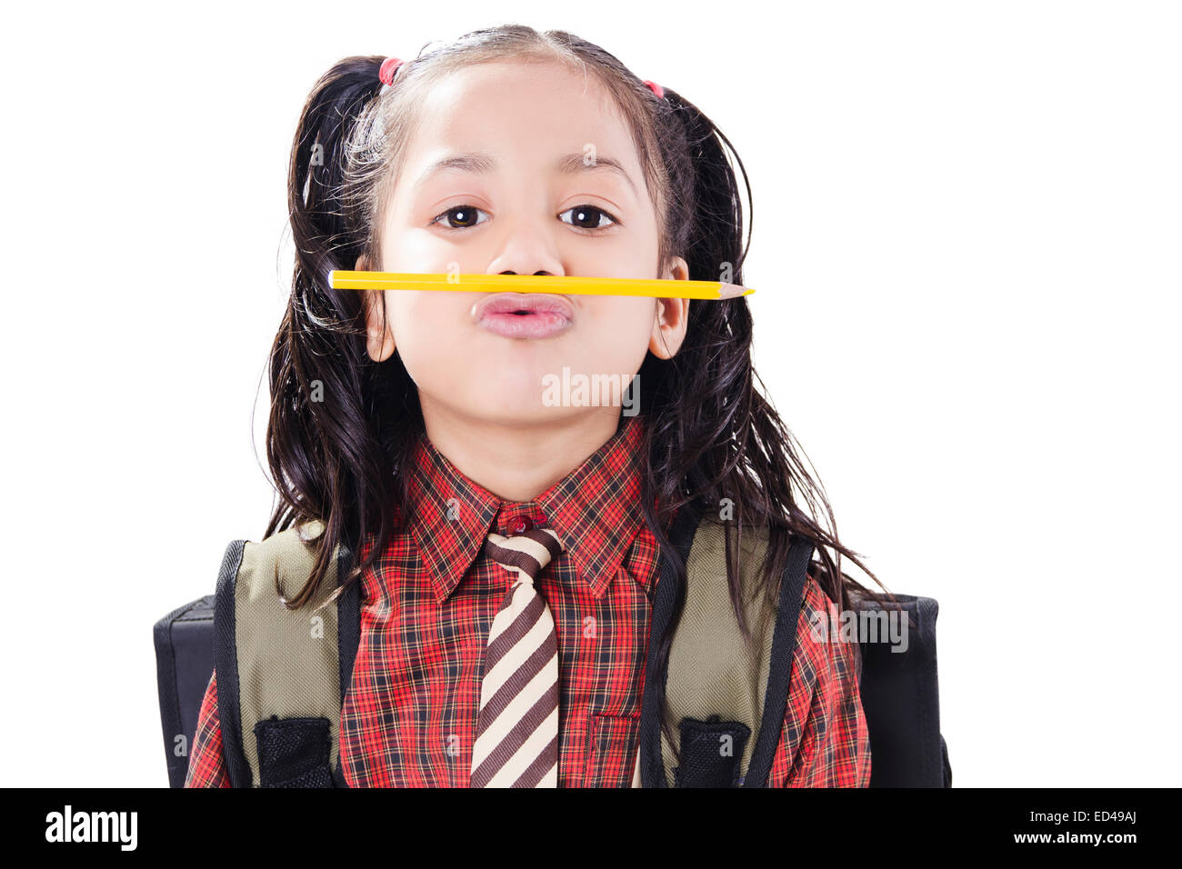 Indian child girl mischief hi-res stock photography and images - Alamy