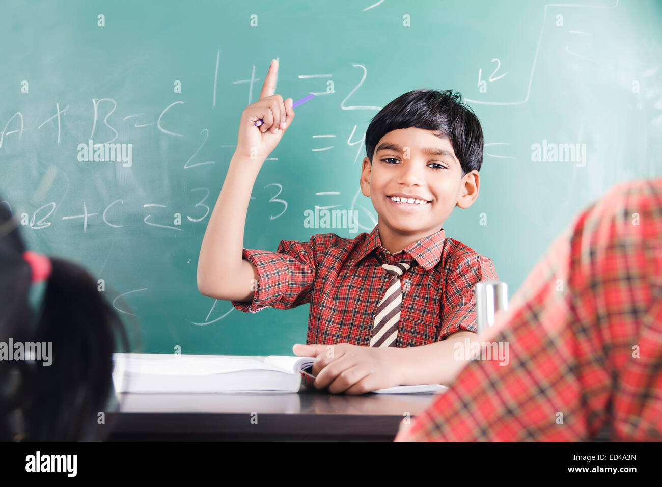 indian children schooll studens Study Stock Photo - Alamy