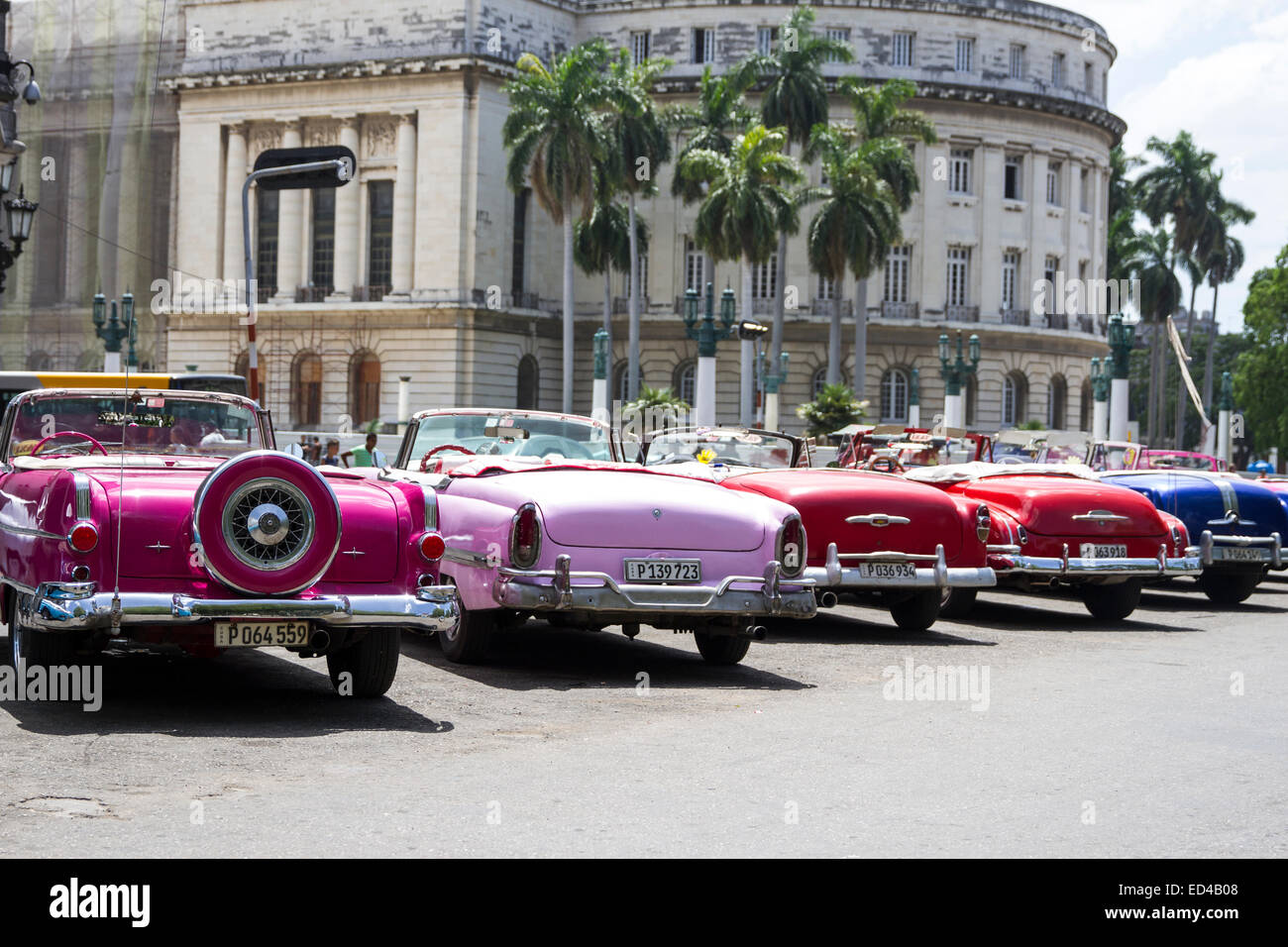 Classic Chevy Cars in Havana Cuba Stock Photo - Alamy