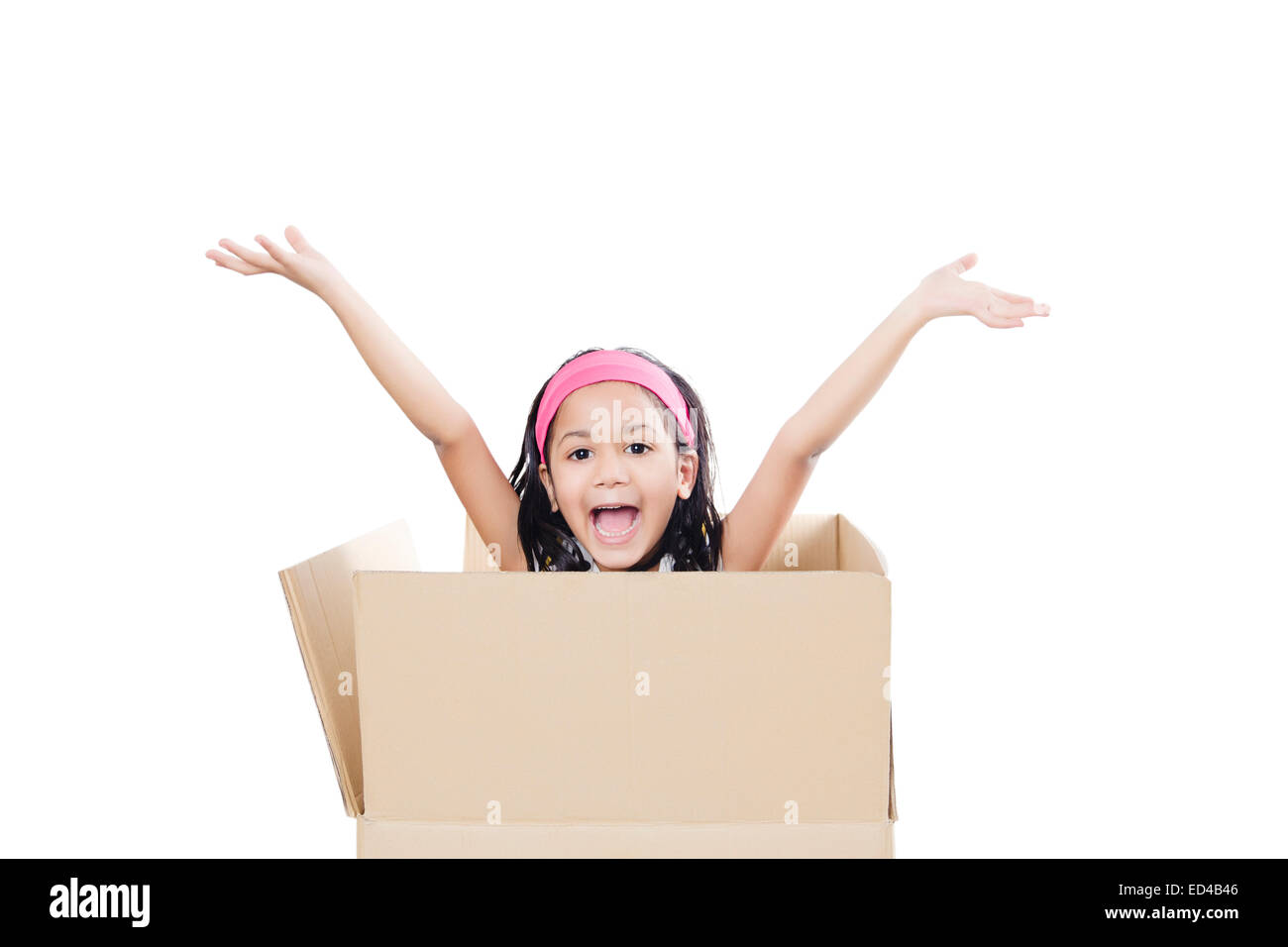 1 indian child girl Mischief Stock Photo - Alamy